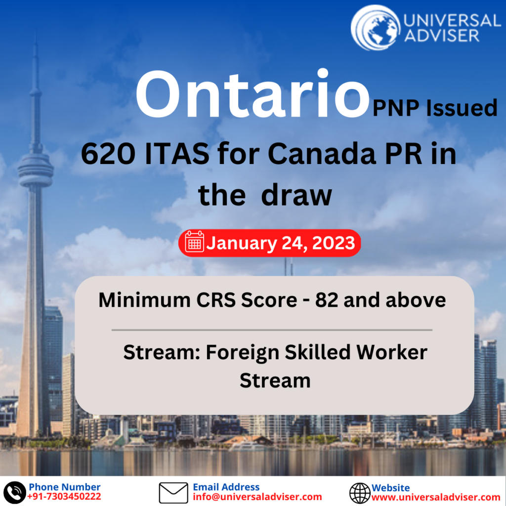 BC PNP Draw on 24th Jan 2023 Invited 275 Candidates