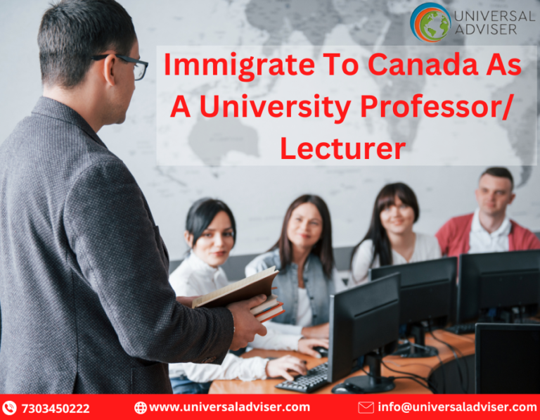 2026 Immigrate To Canada as a University Professor or Lecturer